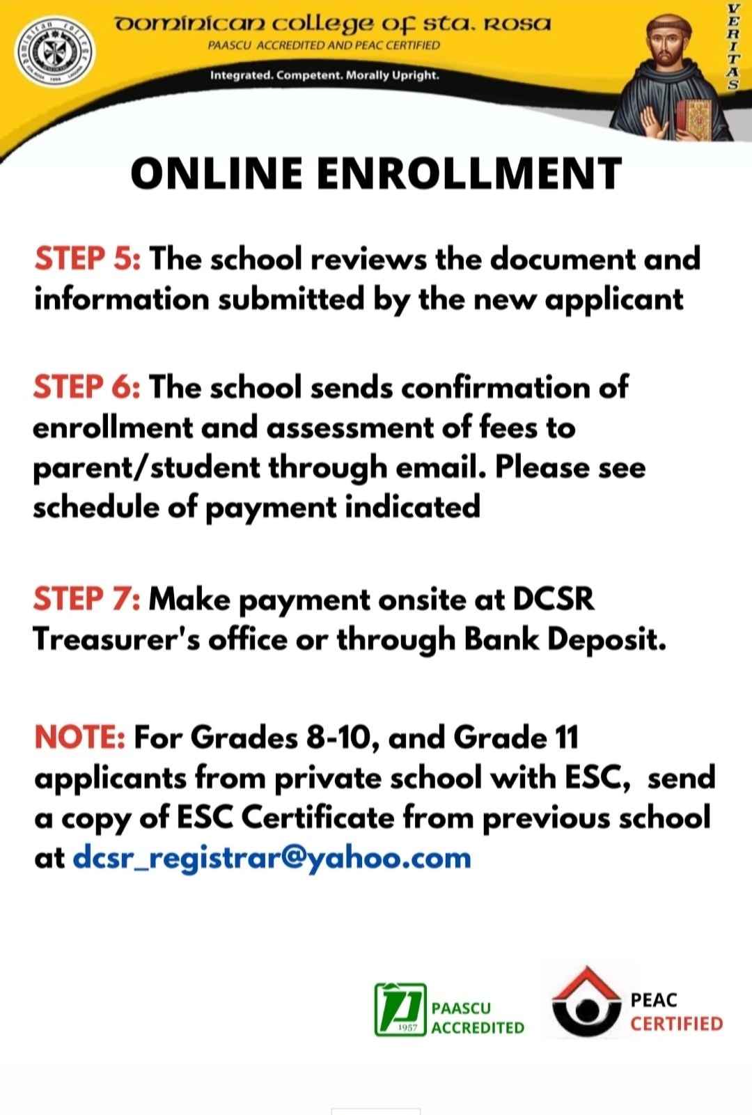 DCSR Website – Official Website