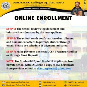 Admission – DCSR Website
