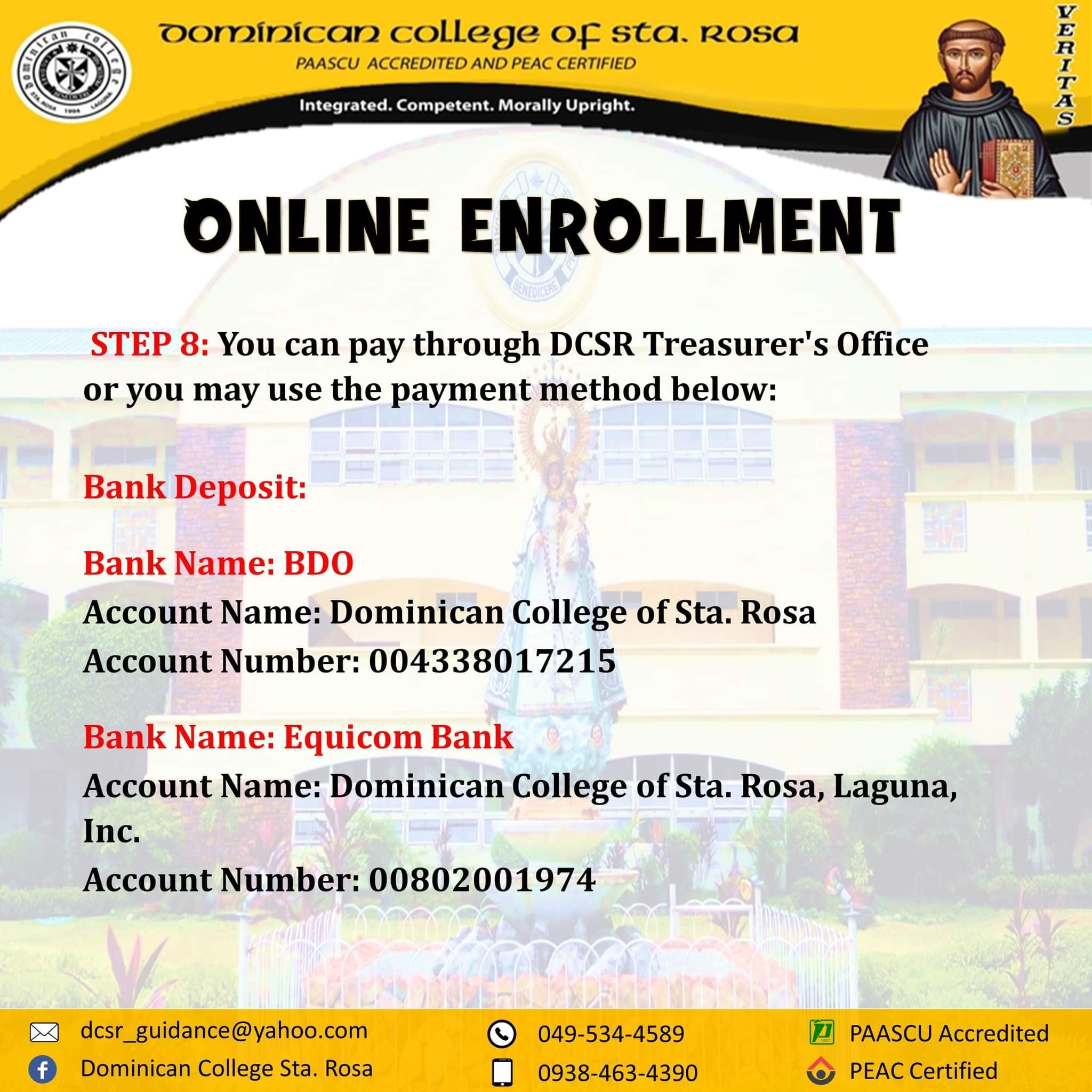 Admission – DCSR Website